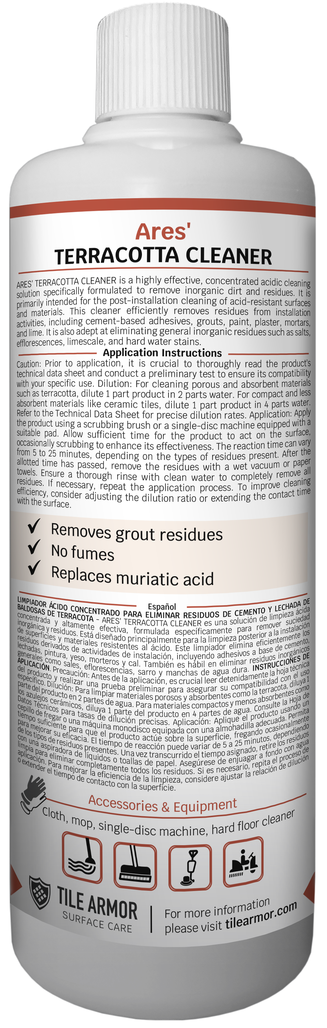 Ares' Terracotta Cleaner – Tile Armor